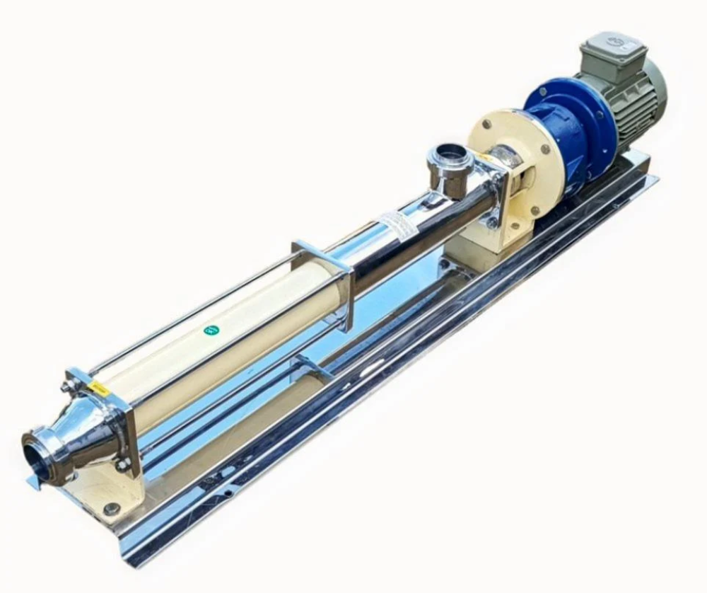 Tomato Paste Transfer Pump Close Coupled Hygienic Screw Pumps – Viscid Flow