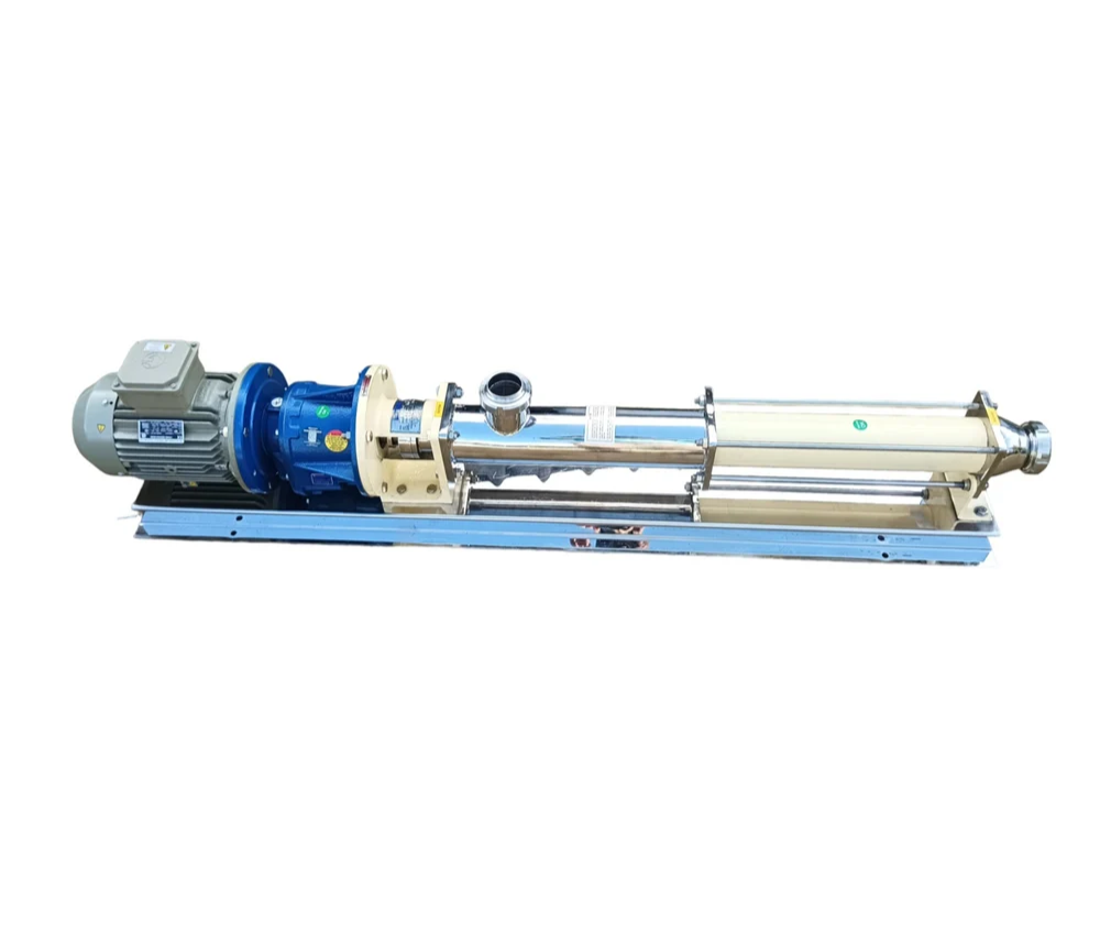 Tomato Paste Transfer Pump Close Coupled Hygienic Screw Pumps – Viscid Flow