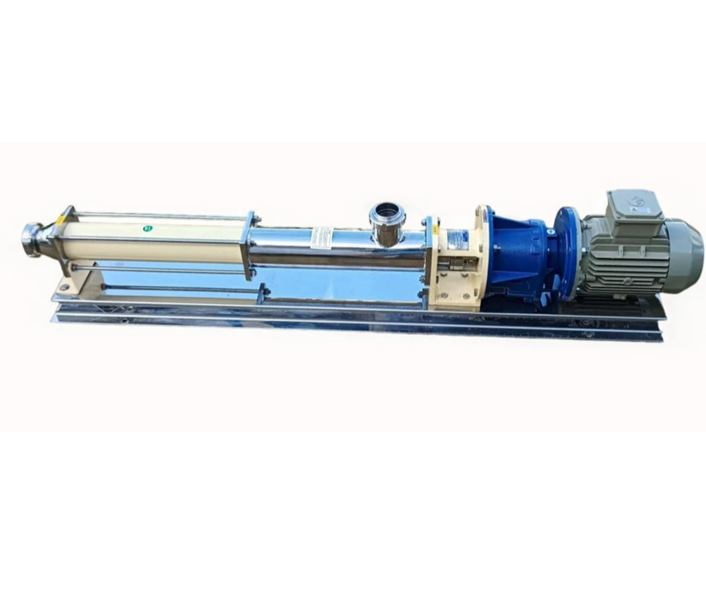 Tomato Paste Transfer Pump Close Coupled Hygienic Screw Pumps – Viscid Flow