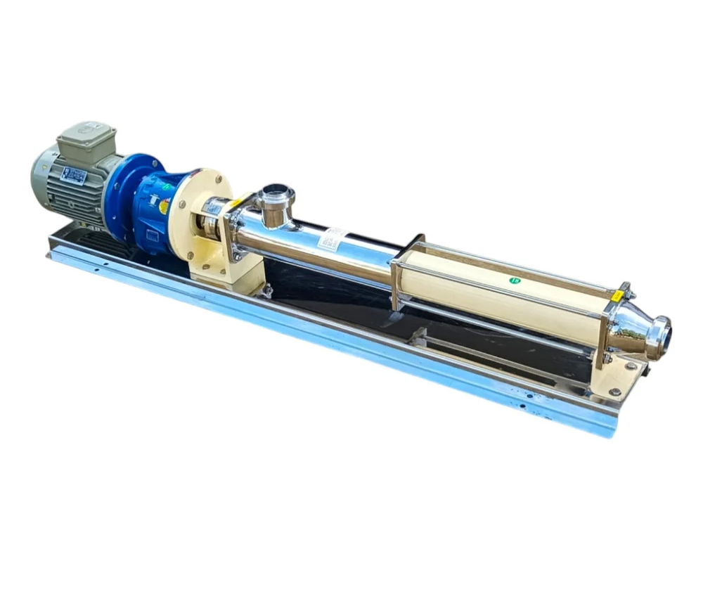 Tomato Paste Transfer Pump Close Coupled Hygienic Screw Pumps – Viscid Flow